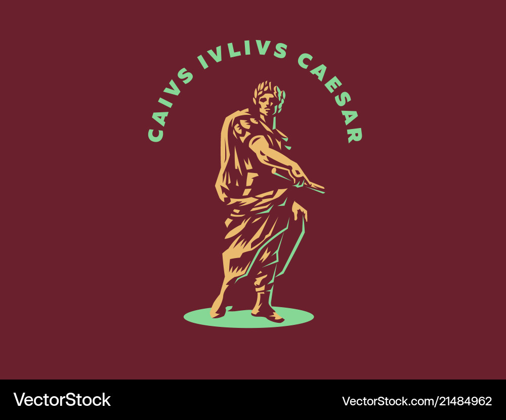 Caesar emblem Royalty Free Vector Image - VectorStock