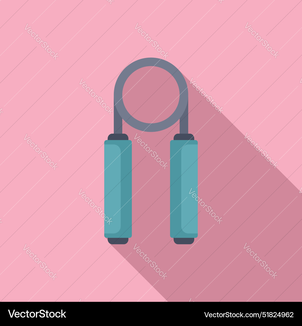 Hand grip exerciser for building strength Vector Image