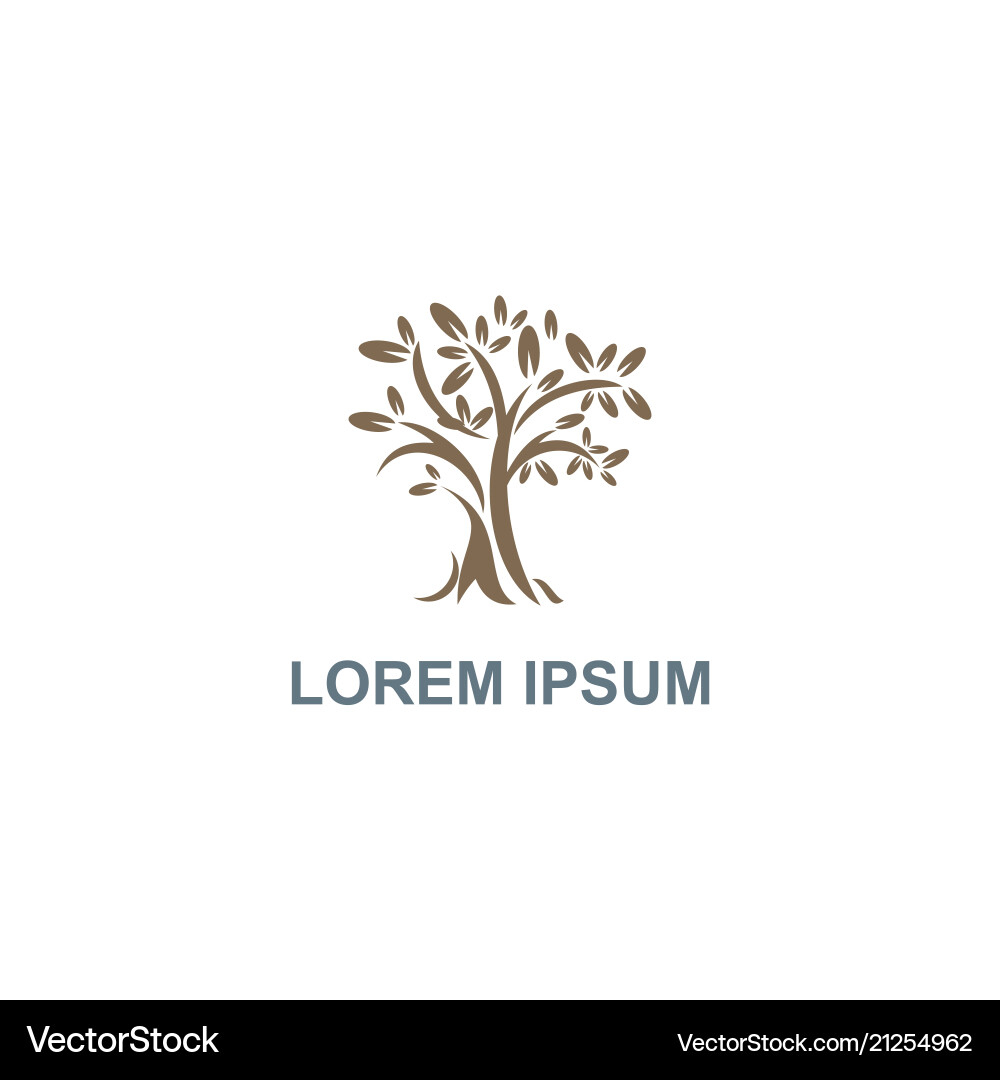 Tree logo Royalty Free Vector Image - VectorStock