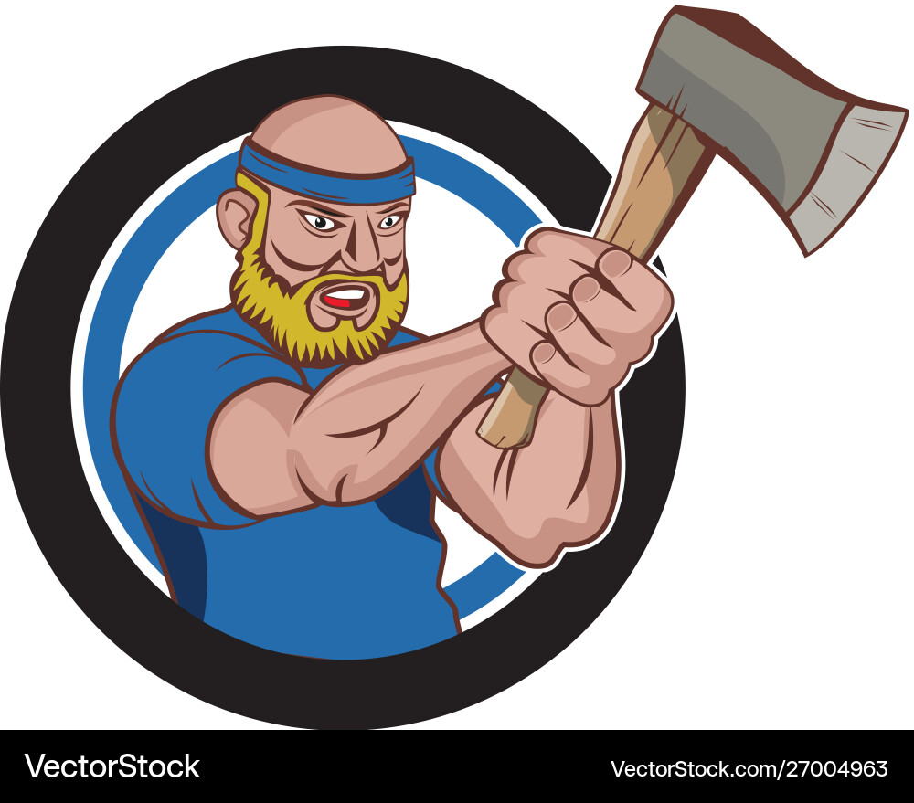Axe throwing logo Royalty Free Vector Image - VectorStock