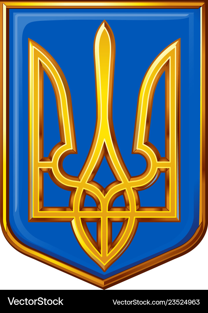 Coats of arms ukraine Royalty Free Vector Image