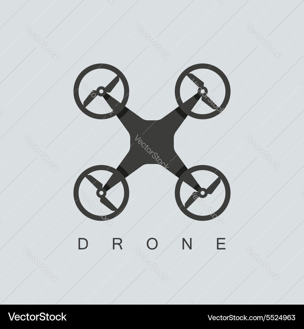 Drone icon Royalty Free Vector Image - VectorStock