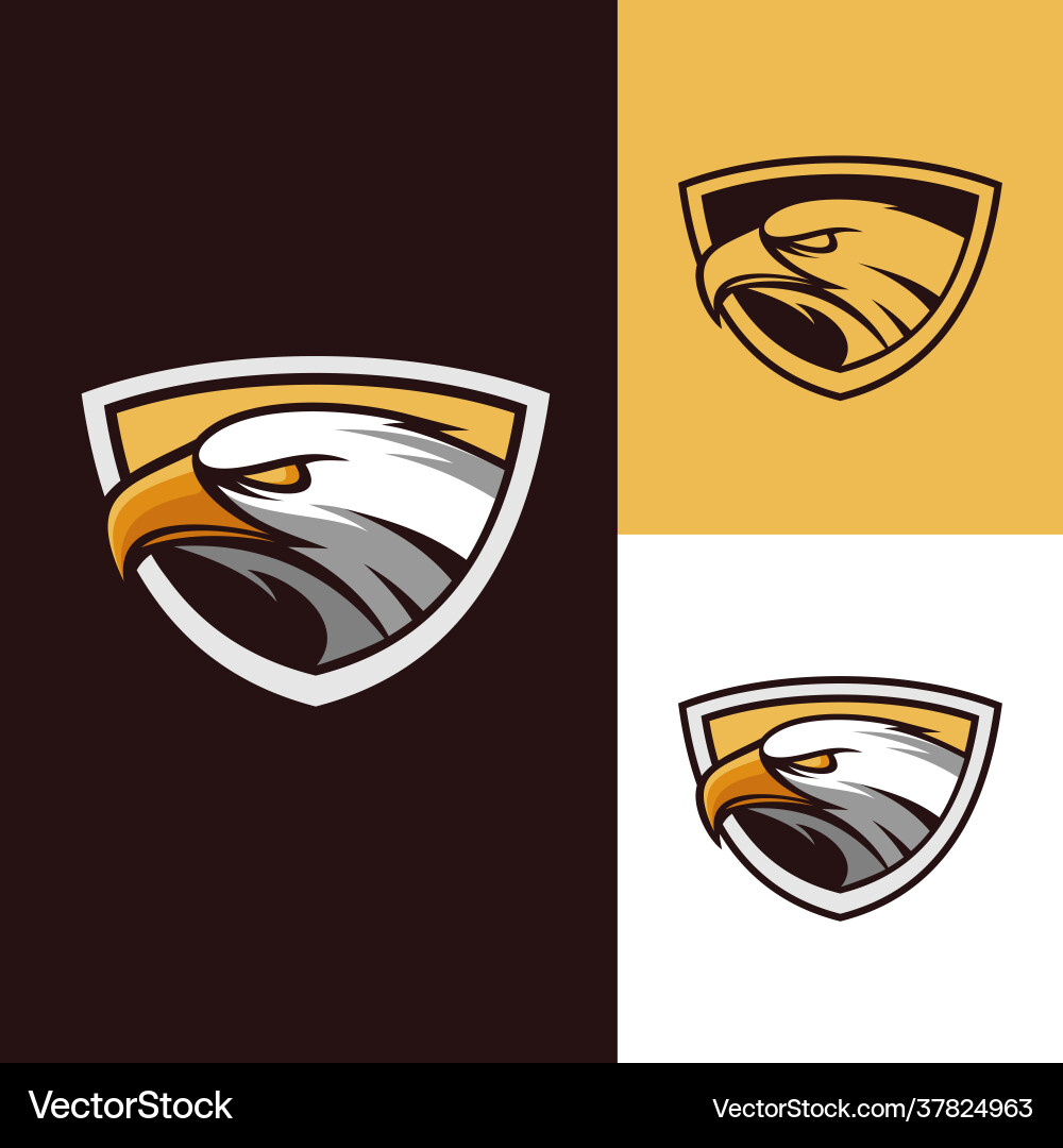 Eagle logo template Royalty Free Vector Image - VectorStock