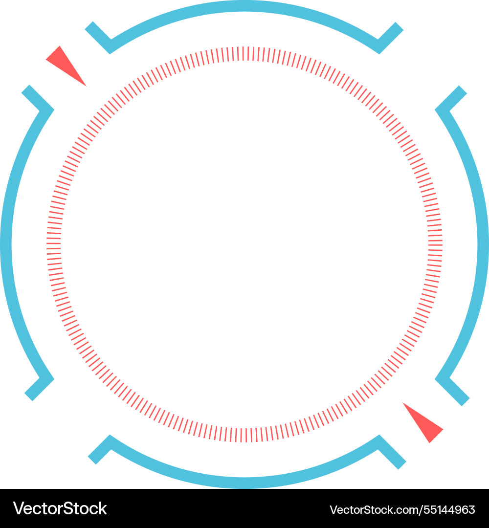 Futuristic Loading Bar With Progress Indicator And