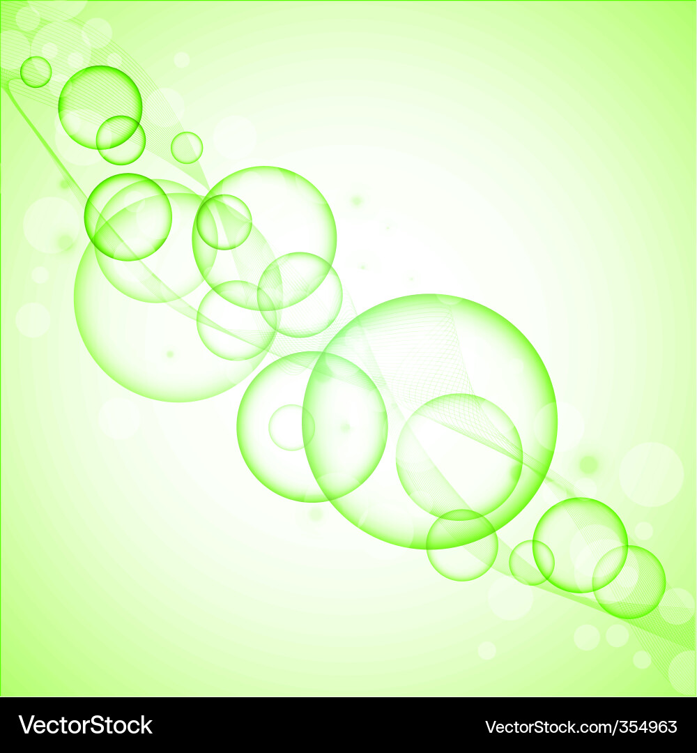 Green purity Royalty Free Vector Image - VectorStock