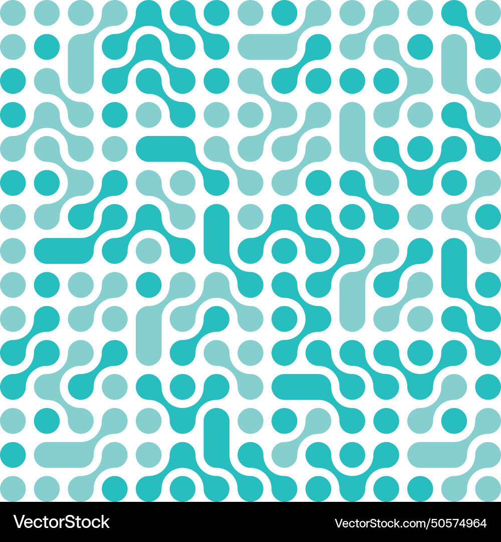 Blob seamless pattern Royalty Free Vector Image