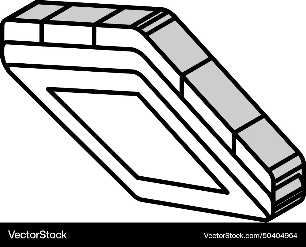 Contemporary lamp ceiling isometric icon Vector Image