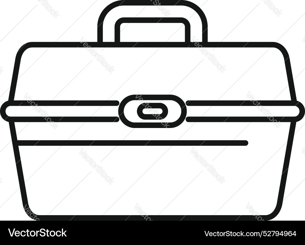 Lunchbox icon representing food storage and meal Vector Image