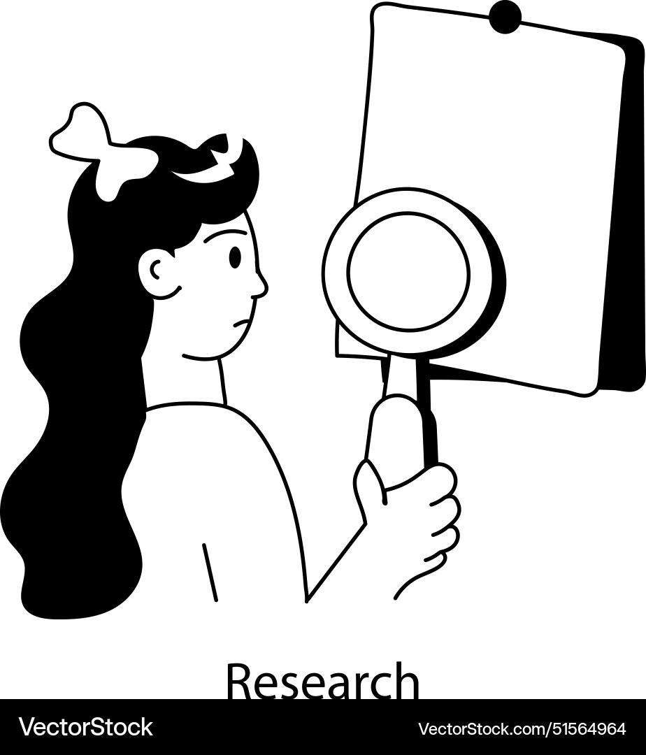 Research Royalty Free Vector Image - VectorStock