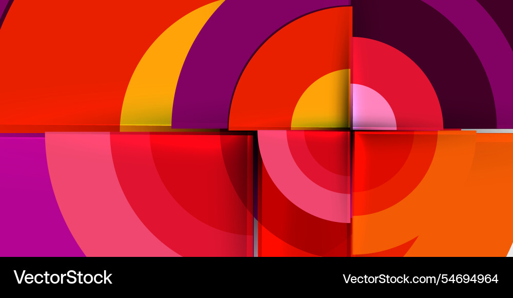 Target circle geometric abstract shapes Royalty Free Vector