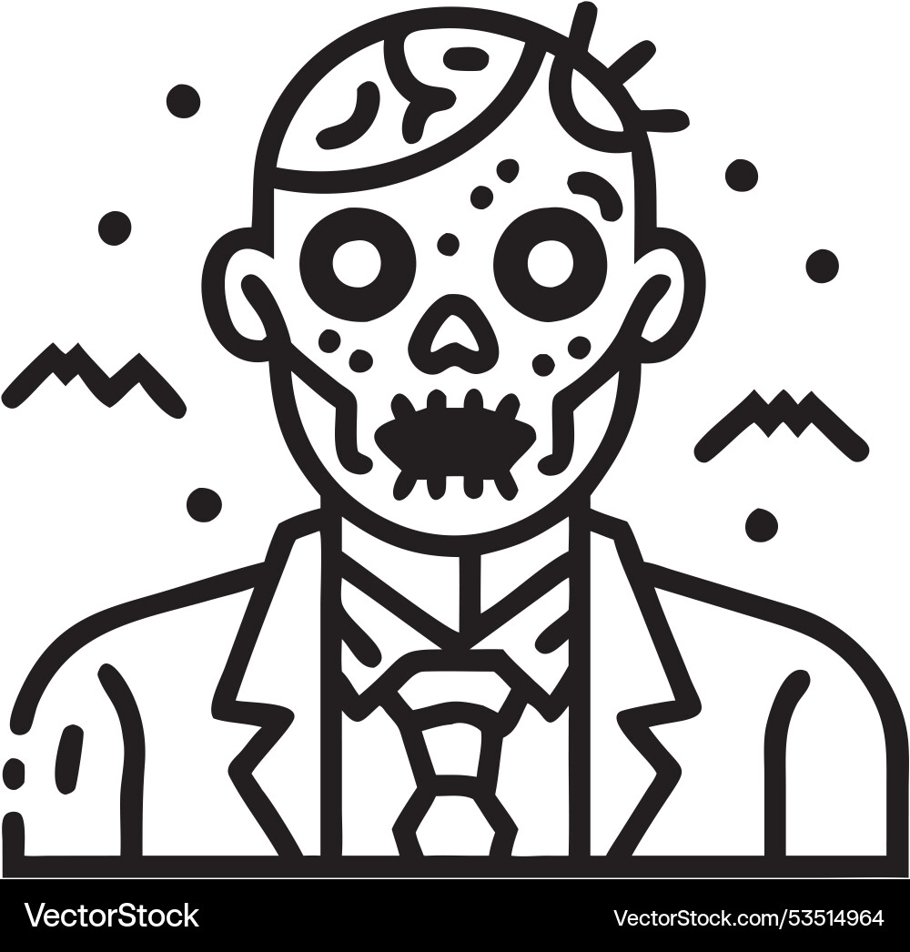 Zombie apocalypse designs bringing the undead Vector Image