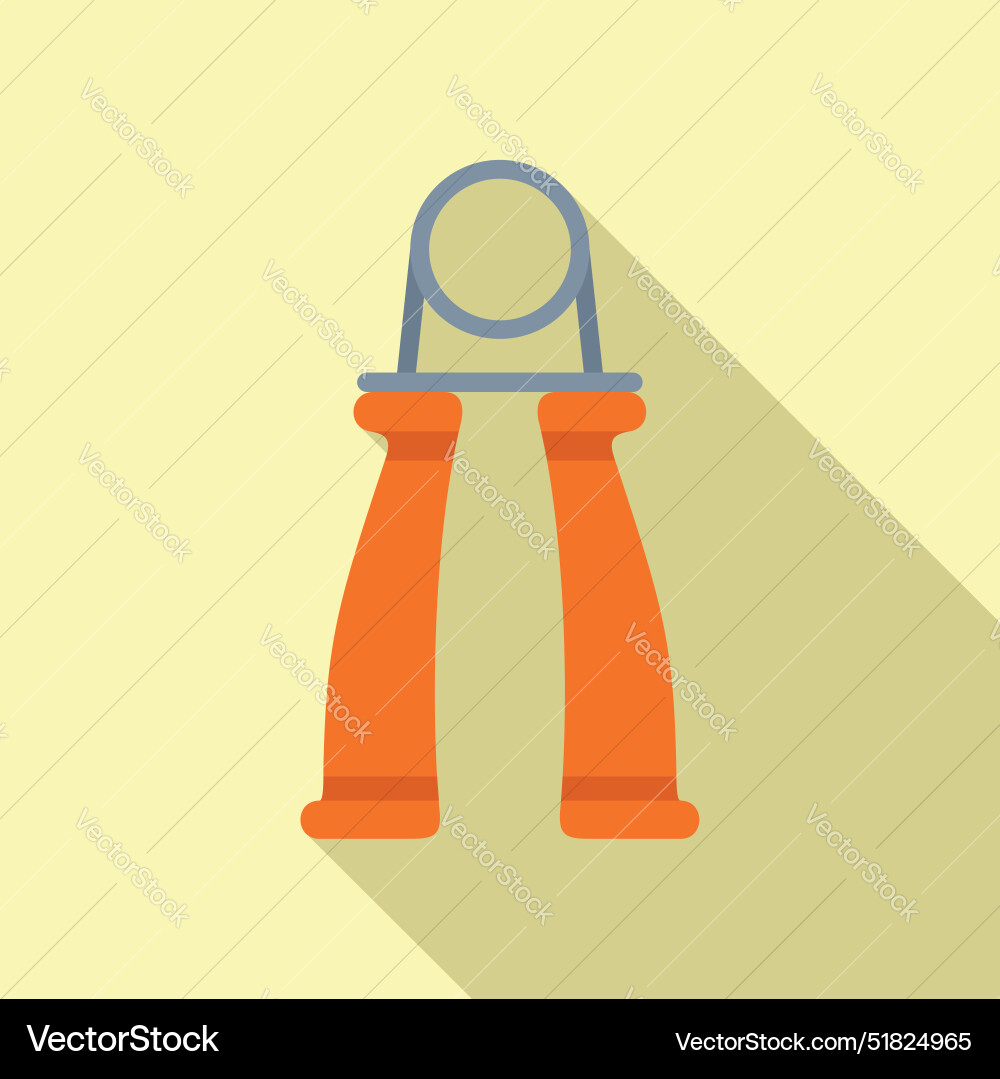 Hand grip exerciser increasing fitness Royalty Free Vector