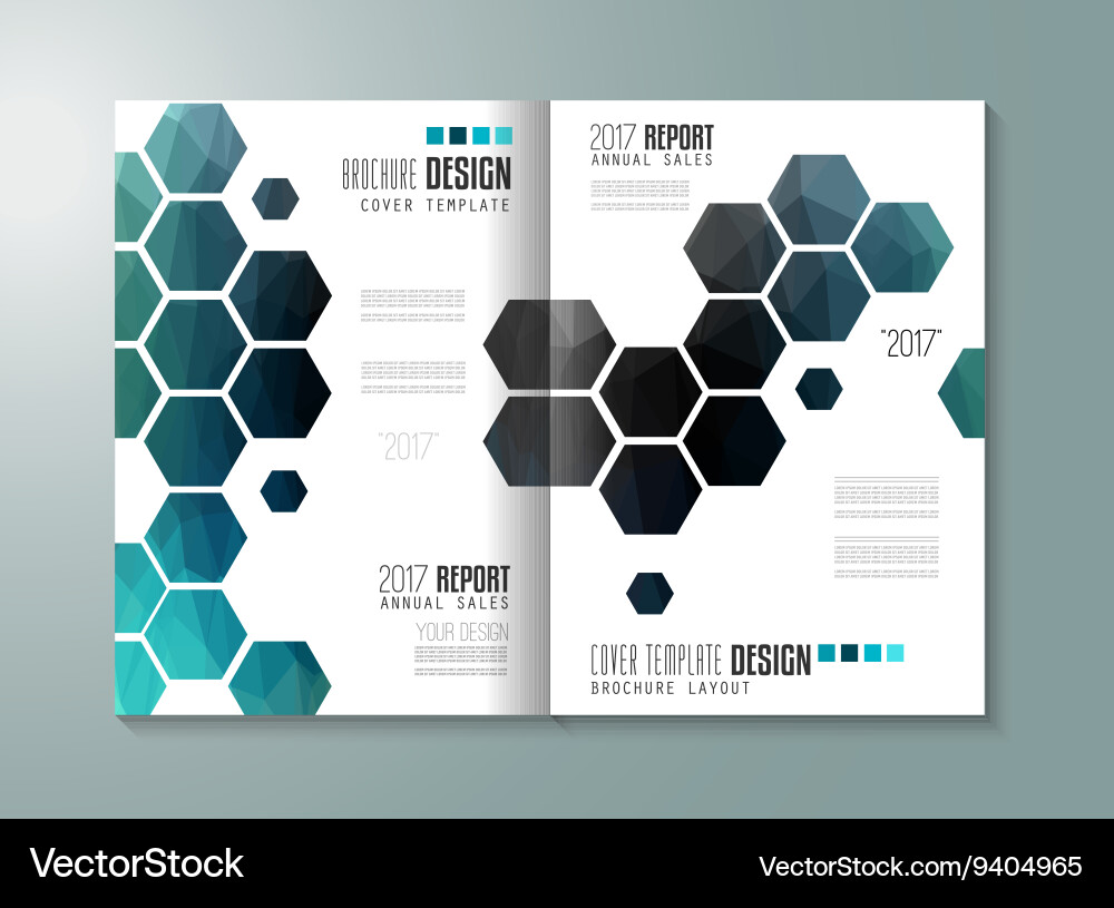 Modern Brochure Template - Cover Royalty Free Vector Image