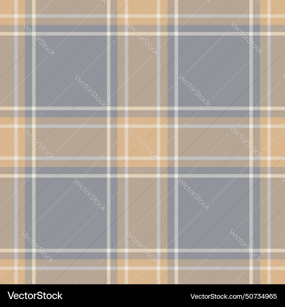Plaid seamless pattern check fabric texture Vector Image