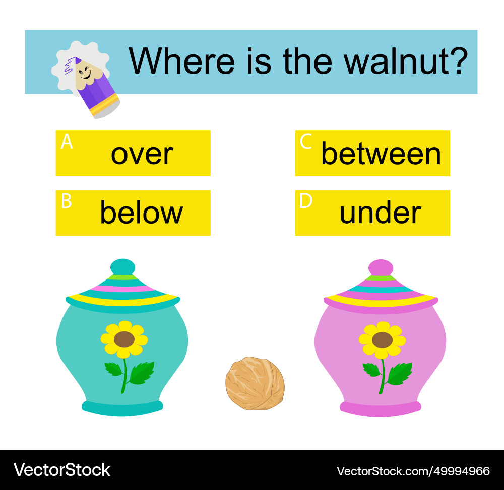 Educational material for kids learning Royalty Free Vector