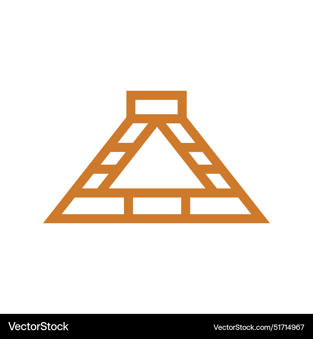 Pyramid logo Royalty Free Vector Image - VectorStock