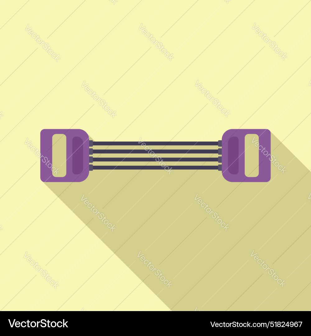 Resistance band expander providing strength Vector Image