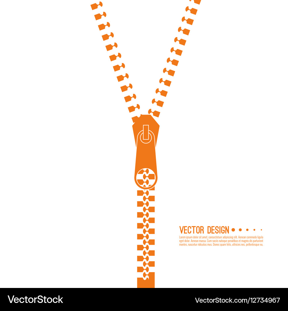 Set of zip Royalty Free Vector Image - VectorStock
