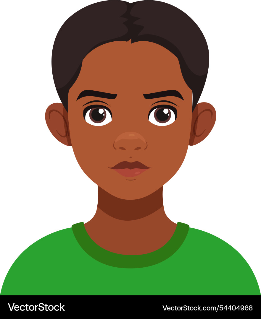 A young boy Royalty Free Vector Image - VectorStock