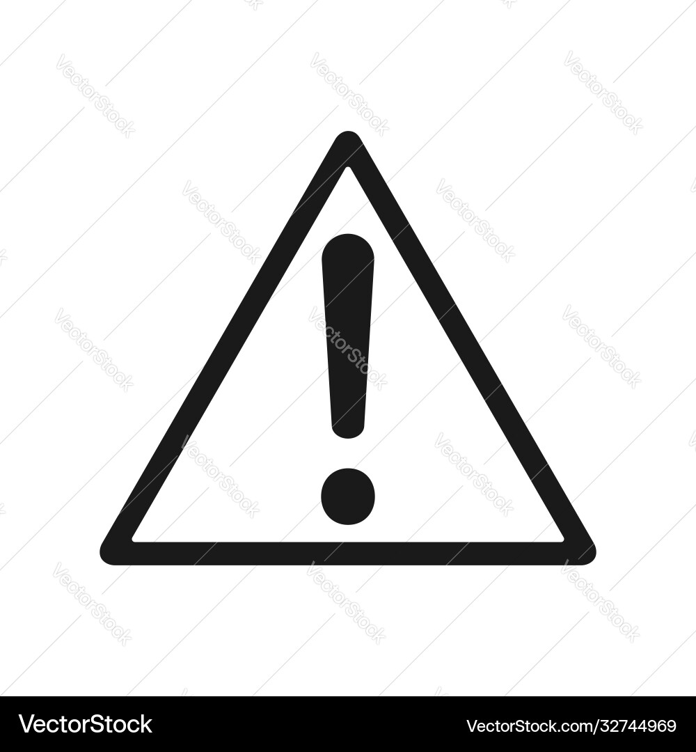 Danger Triangle Warning Sign Royalty Free Vector Image