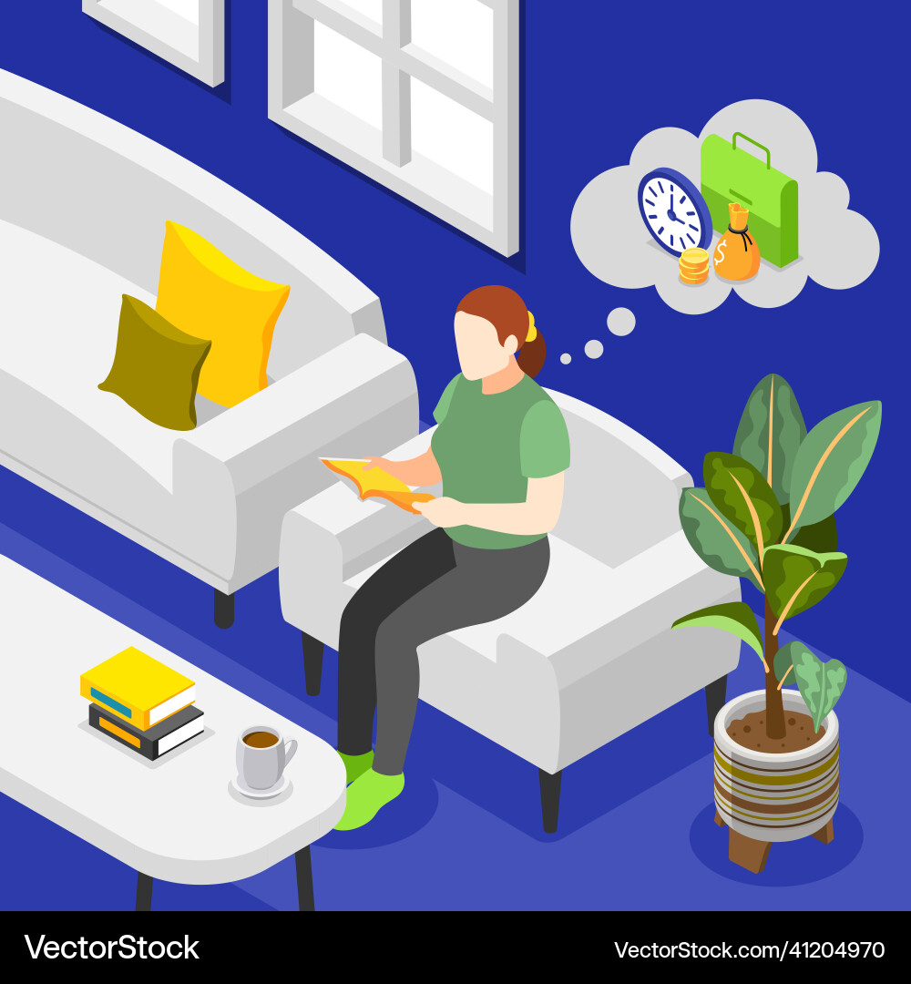 Balancing in life background Royalty Free Vector Image