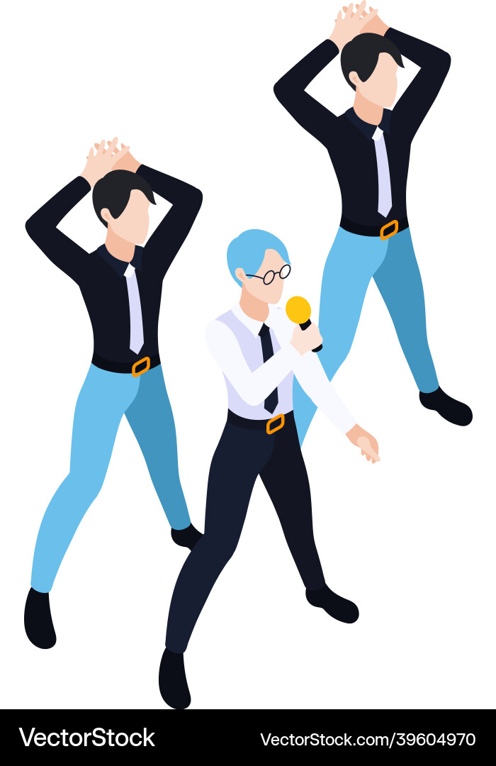 Pop music band Royalty Free Vector Image - VectorStock