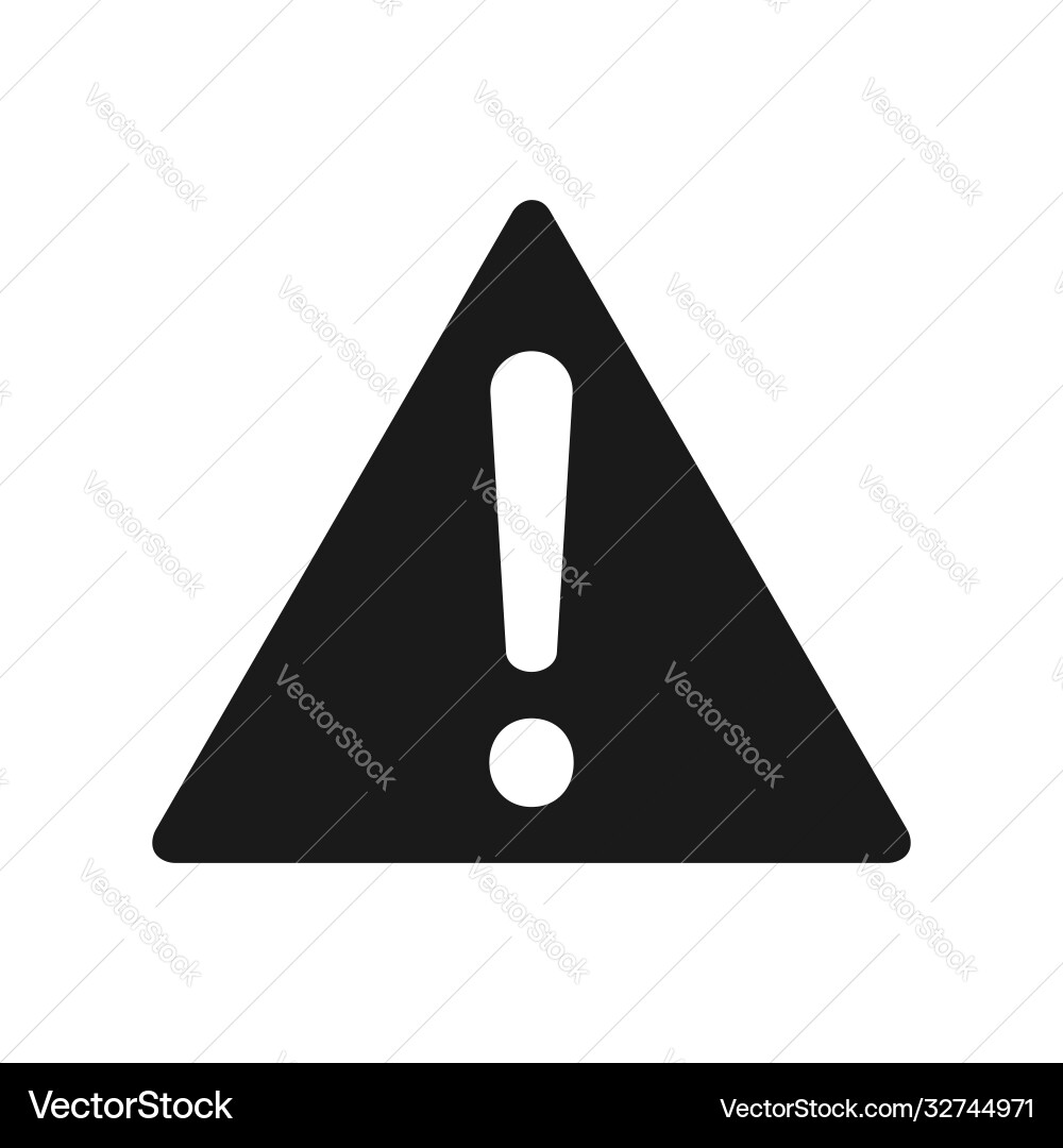 Warning Triangle Symbol Royalty Free Vector Image