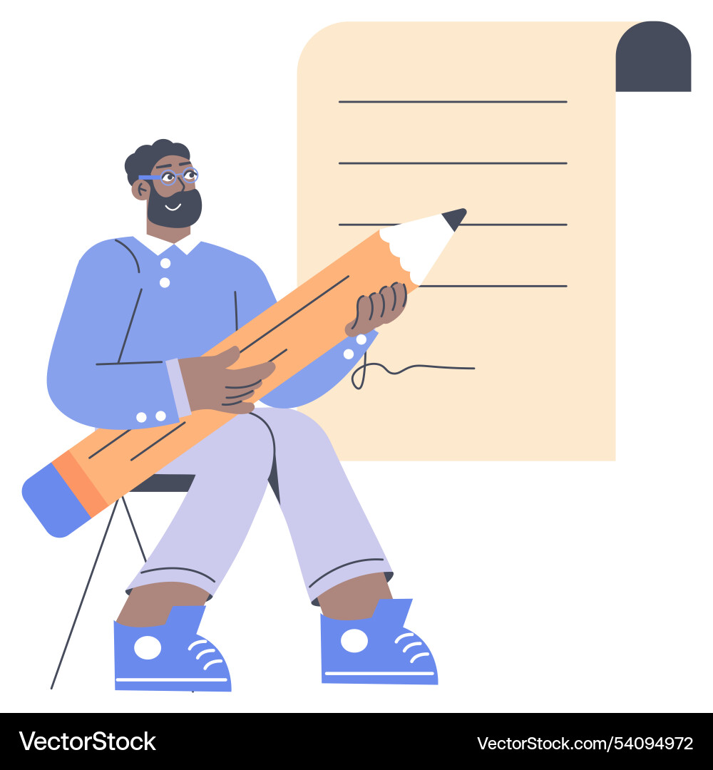 Businessman flat Royalty Free Vector Image - VectorStock