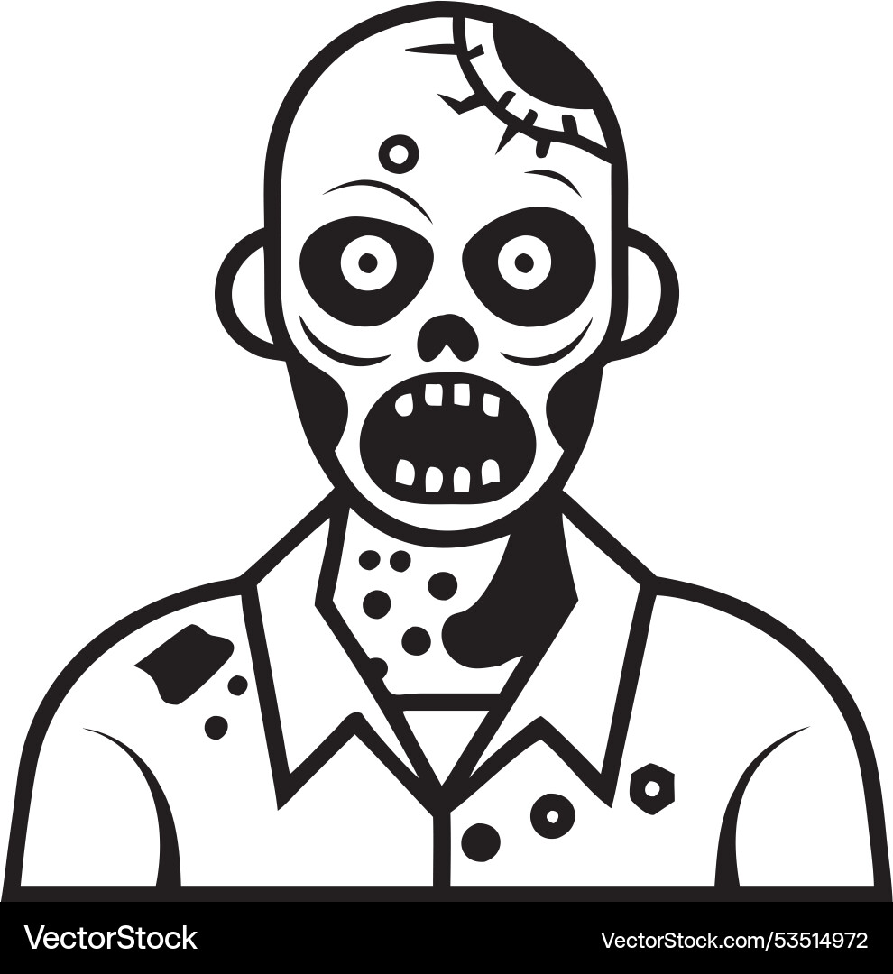Zombie apocalypse designs bringing the undead Vector Image