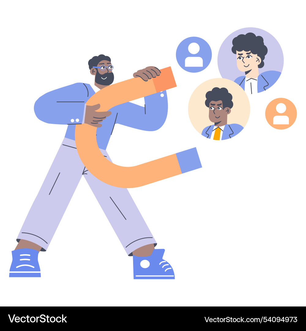 Businessman flat Royalty Free Vector Image - VectorStock