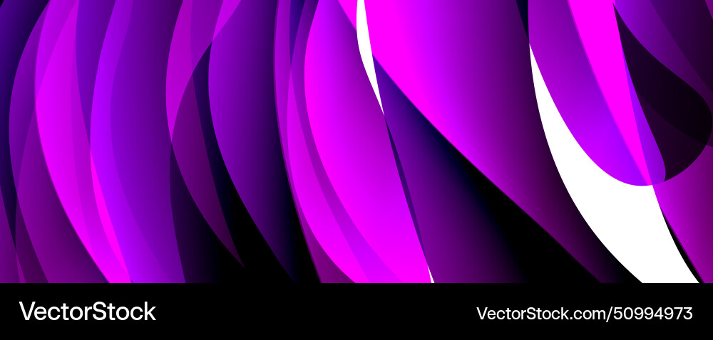 Vibrant purple and black abstract background with Vector Image