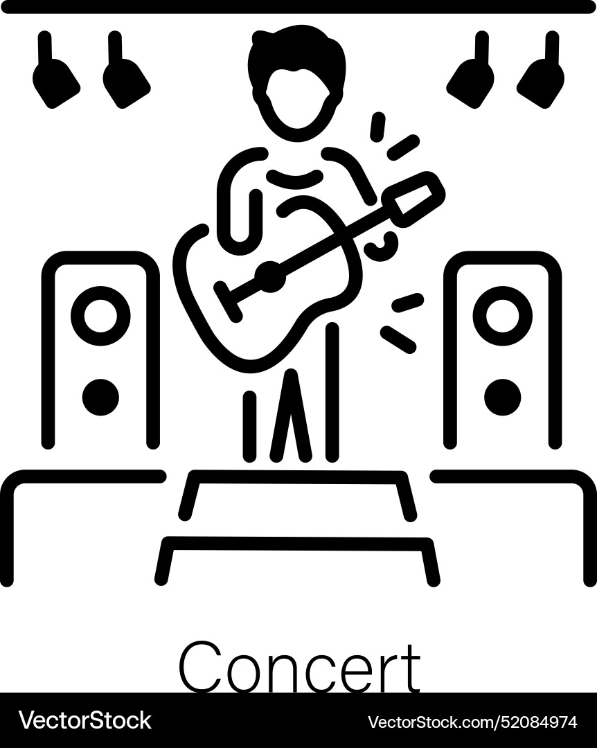 Concert Royalty Free Vector Image - VectorStock