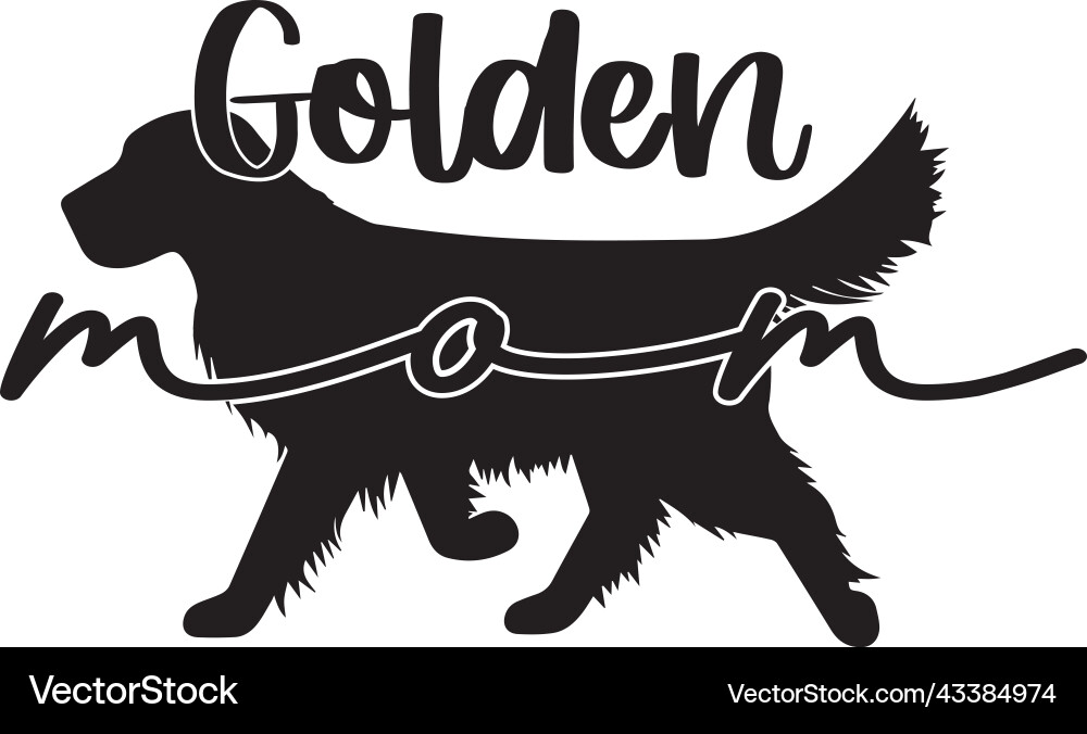 Golden mom 1 Royalty Free Vector Image - VectorStock