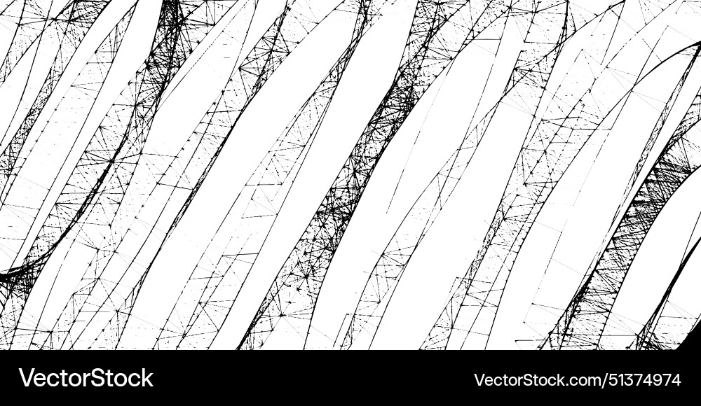 Grunge interlaced texture threads lines wire Vector Image