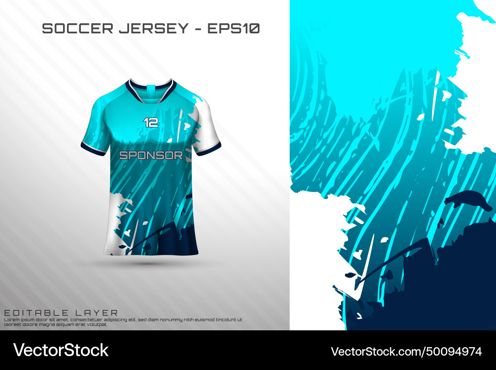 Sports Apparel Pattern - Dynamic Jersey Royalty Free Vector