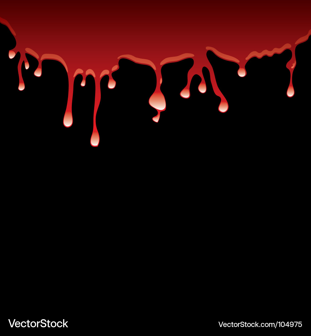 Black blood Royalty Free Vector Image - VectorStock