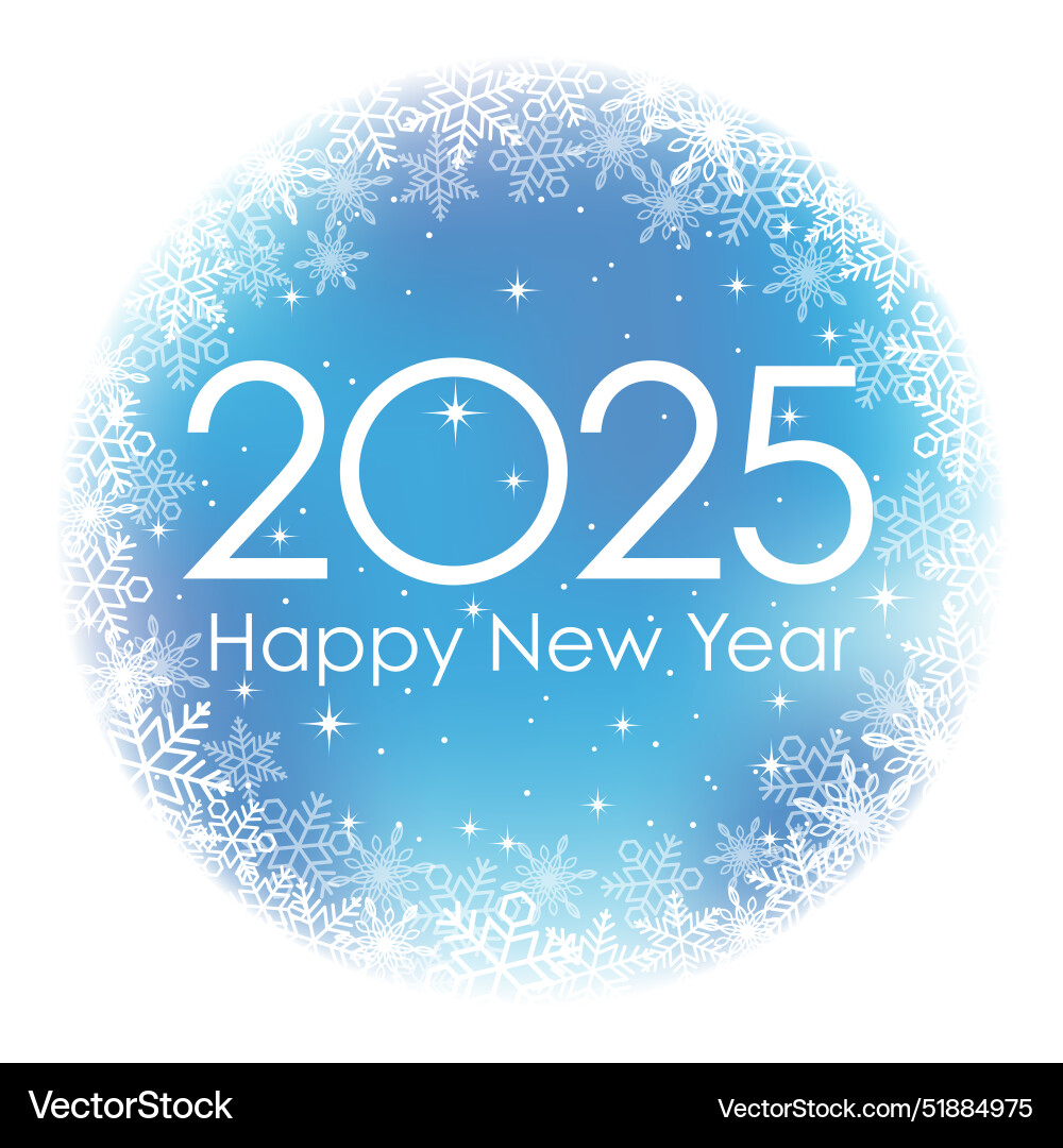 New year element 127 2025 Royalty Free Vector Image