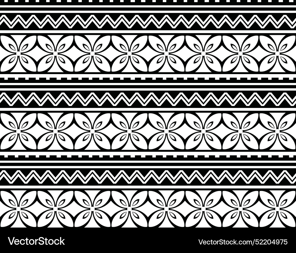 Polynesian tattoo tribal background design samoan Vector Image
