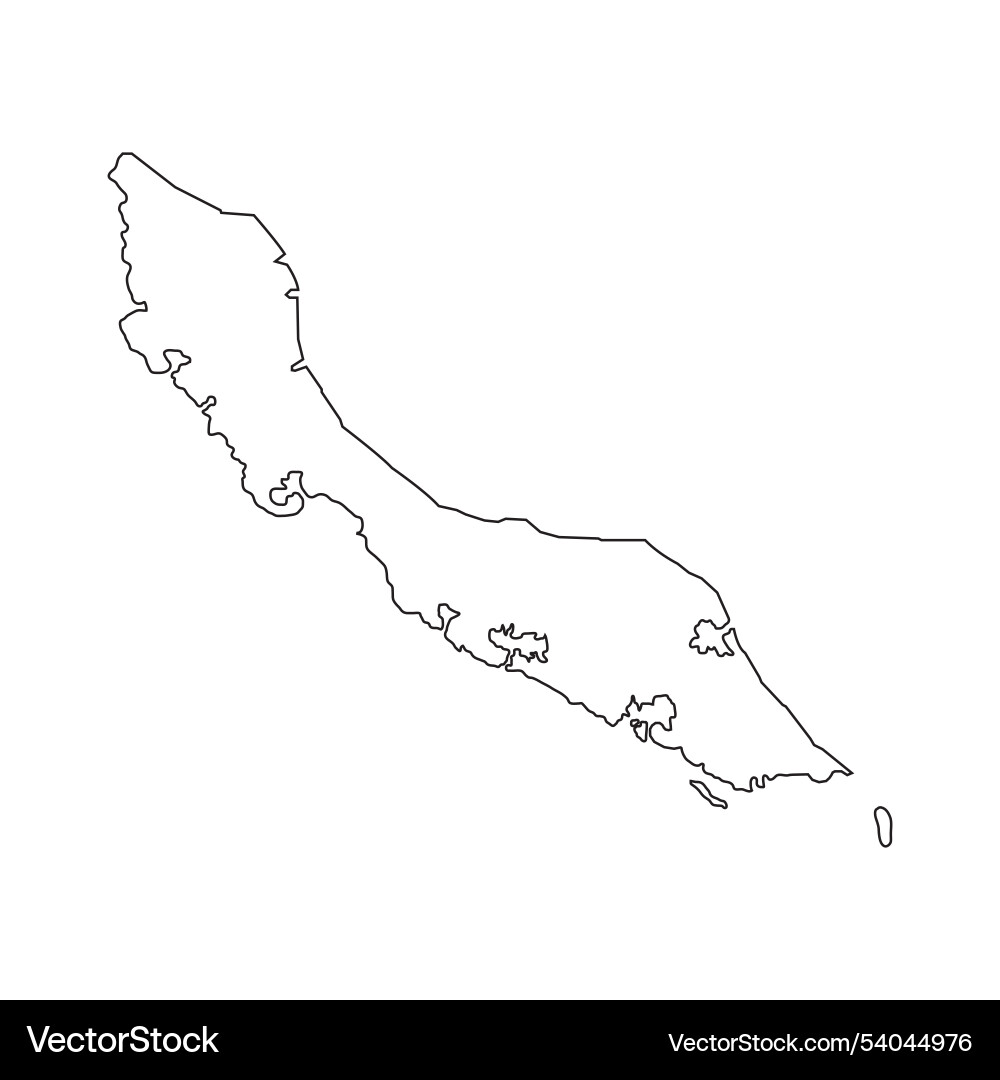 Caribbean Islands Outline Map with Flag Vector Images (over 330)