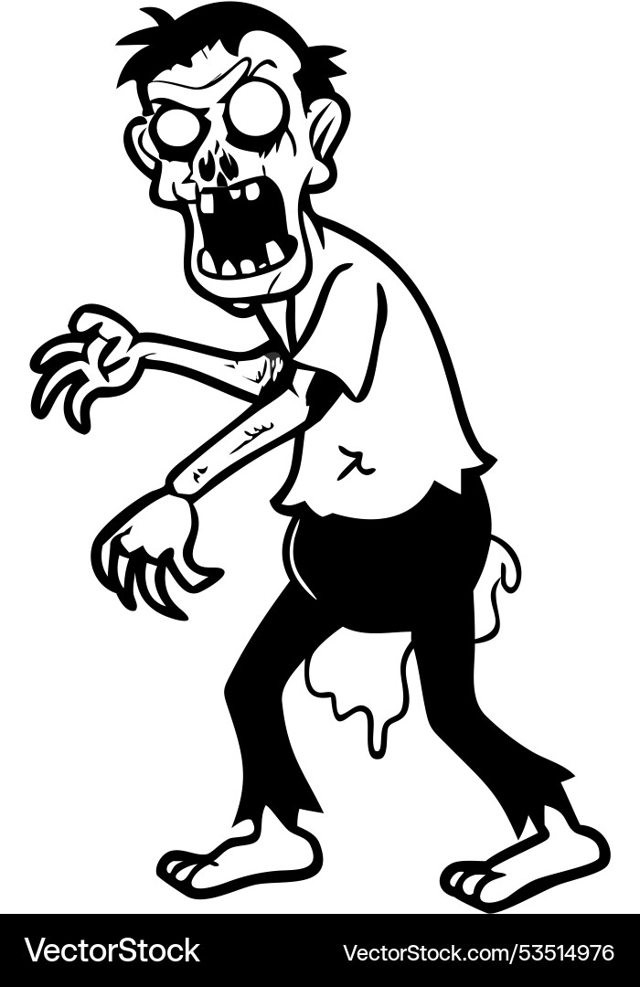 Zombie apocalypse designs bringing the undead Vector Image