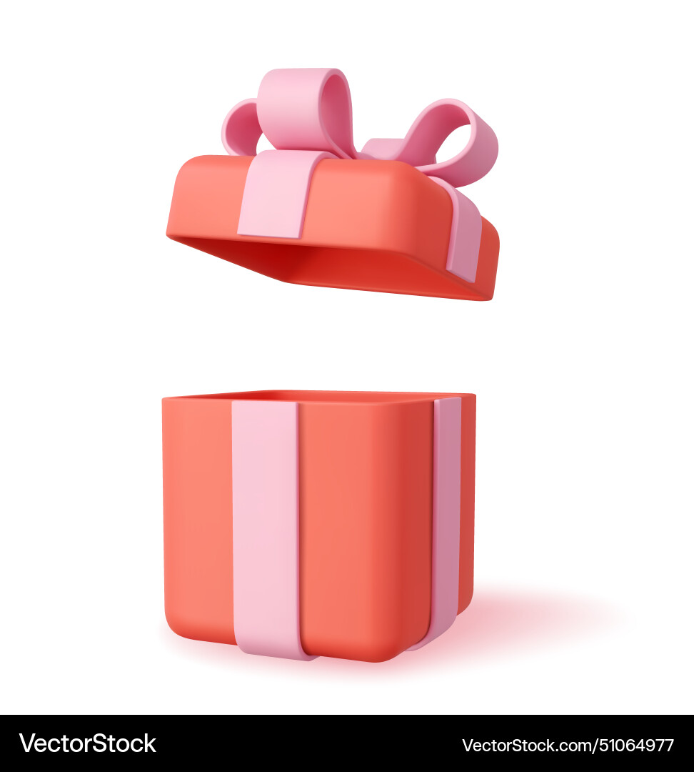 3d gifts box Royalty Free Vector Image - VectorStock