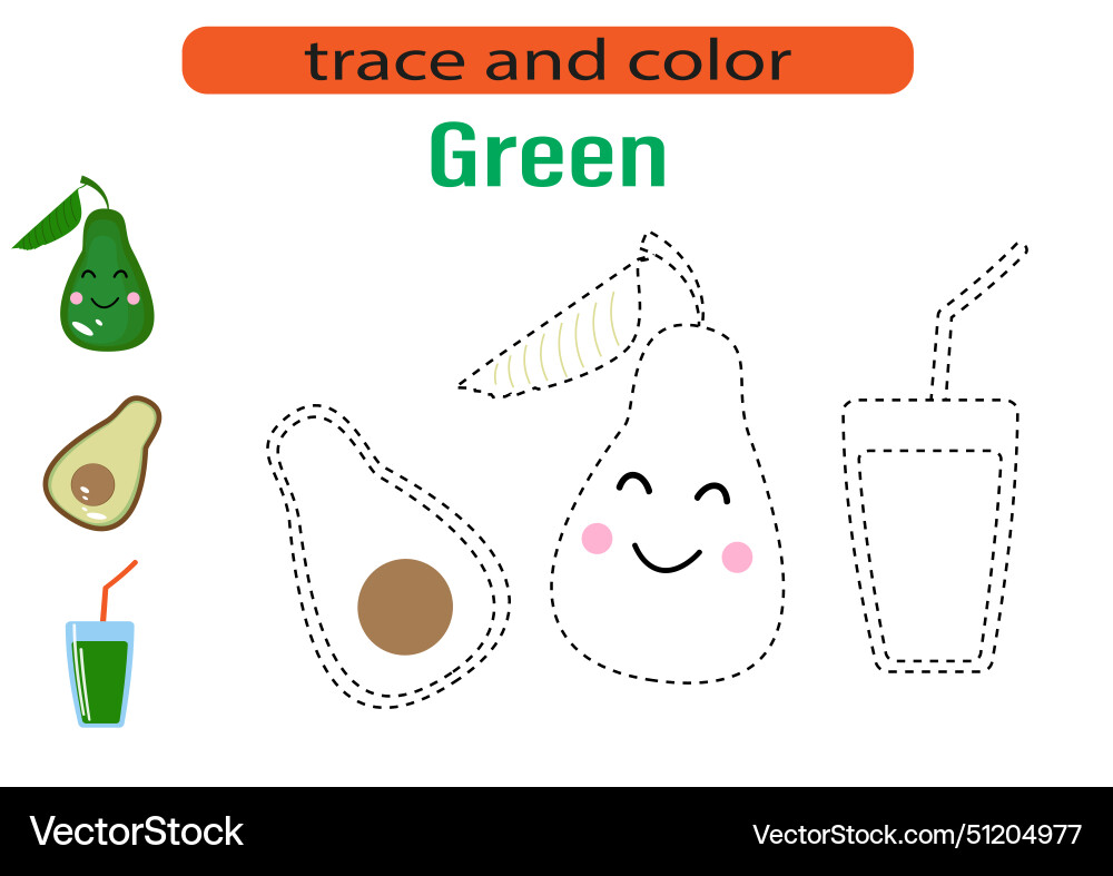 Handwriting practice for kids draw lines Vector Image