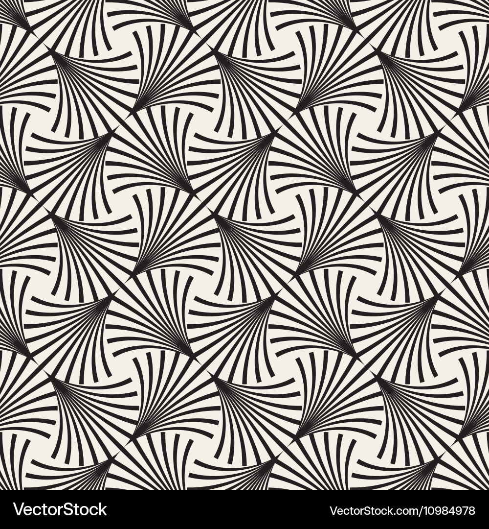 Black and White Arc Grid Pattern Royalty Free Vector Image