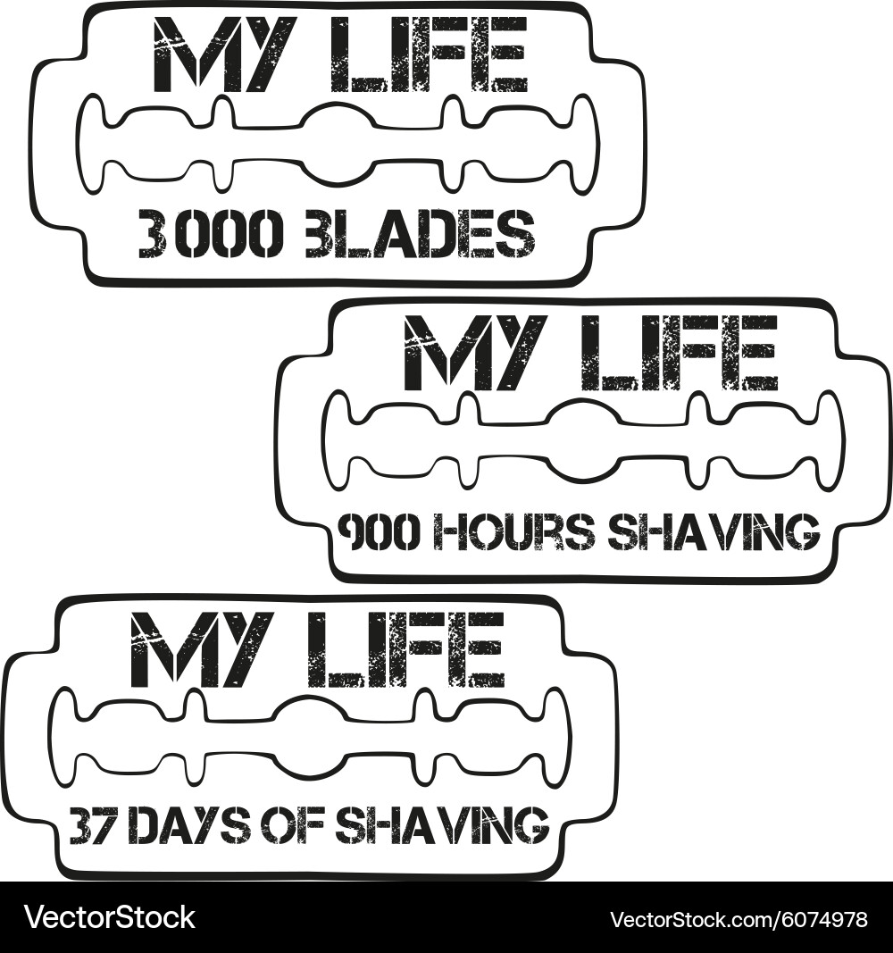 Razor blade Royalty Free Vector Image - VectorStock