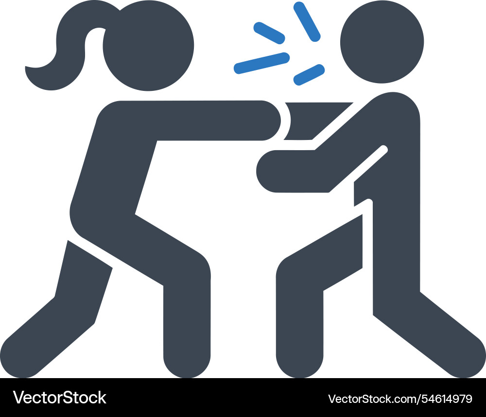 Conflict fight icon Royalty Free Vector Image - VectorStock