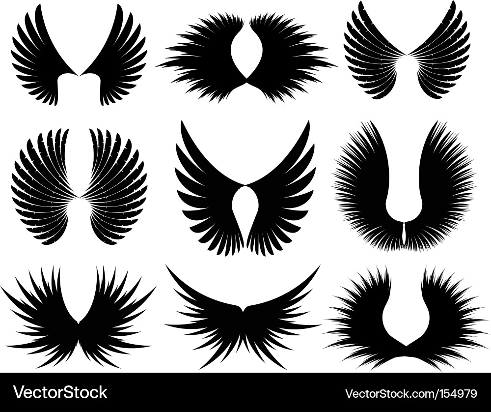 Wings Royalty Free Vector Image - VectorStock