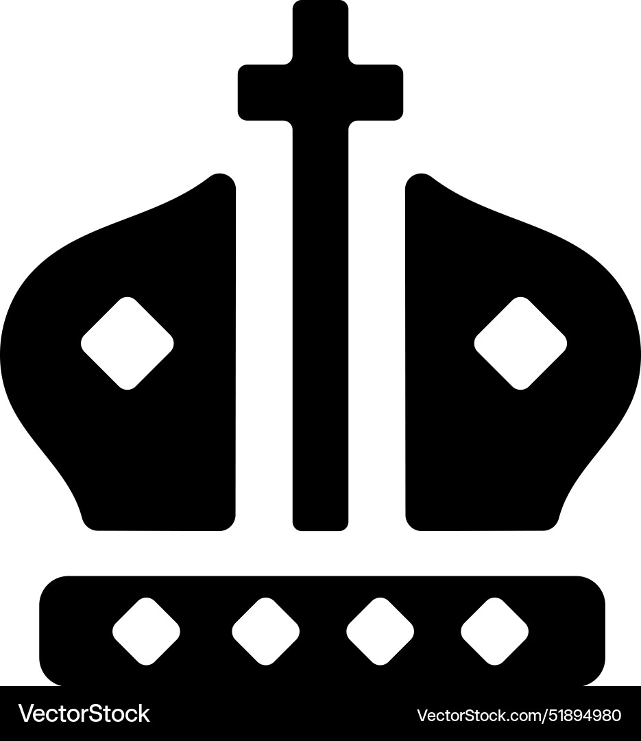 King coronet Royalty Free Vector Image - VectorStock