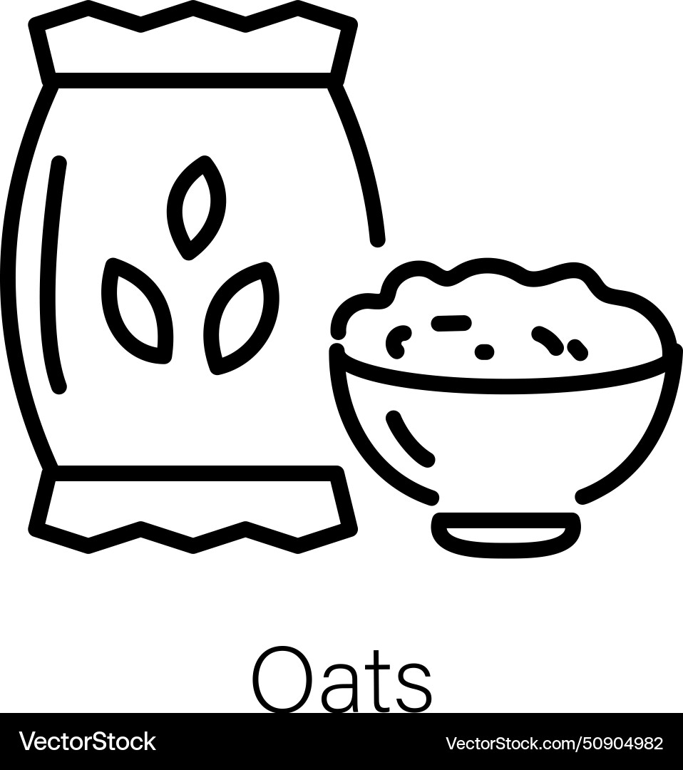 Oats Royalty Free Vector Image - VectorStock