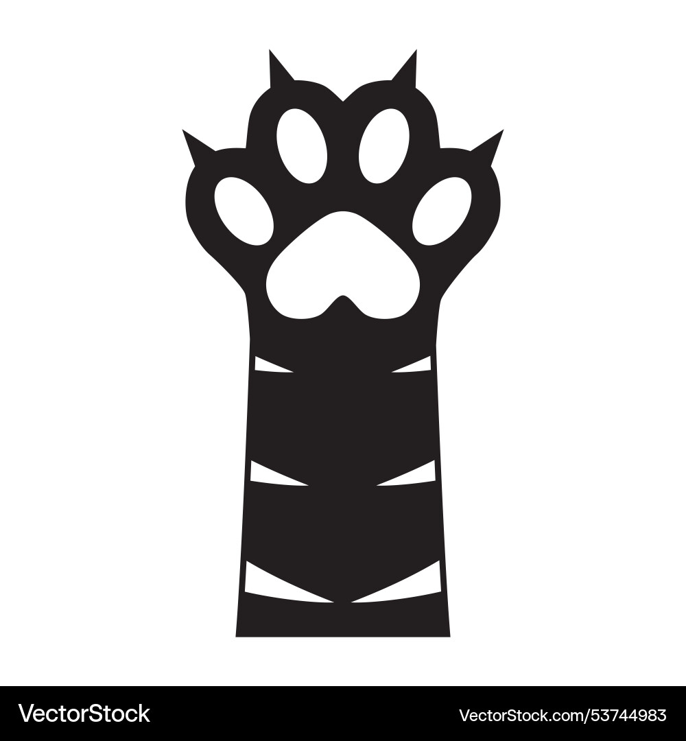 Cats paw icon Royalty Free Vector Image - VectorStock