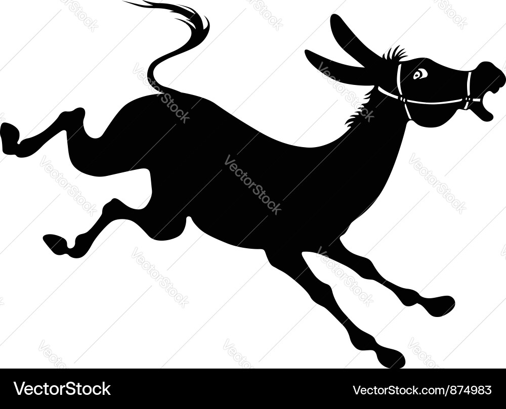 Donkey Running Cartoon Vector Images (over 270)